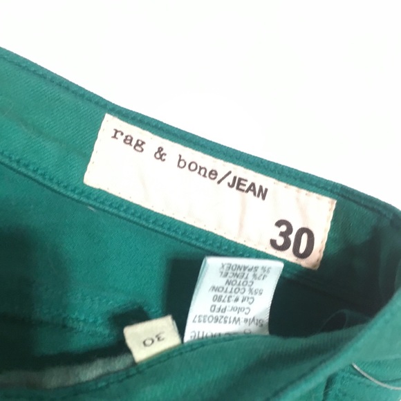rag & bone | Jeans | Nwt Rag Bone Kelly Green Capri Jeans Pants | Poshmark